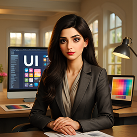 Zainab Mirza - Futuristic UI Designer | Glass, Neon, Brutalism ...